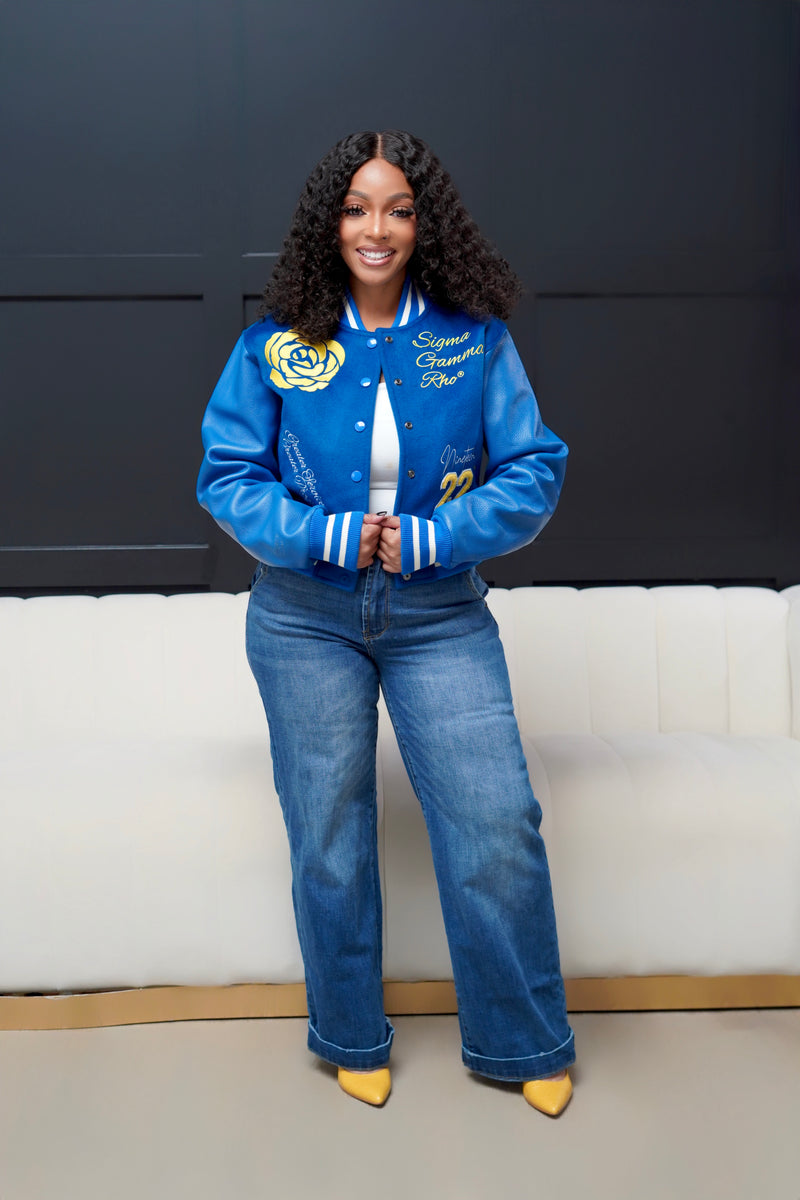 Yellow Tea Rose Varsity Jacket – SORORITY SUPPLY